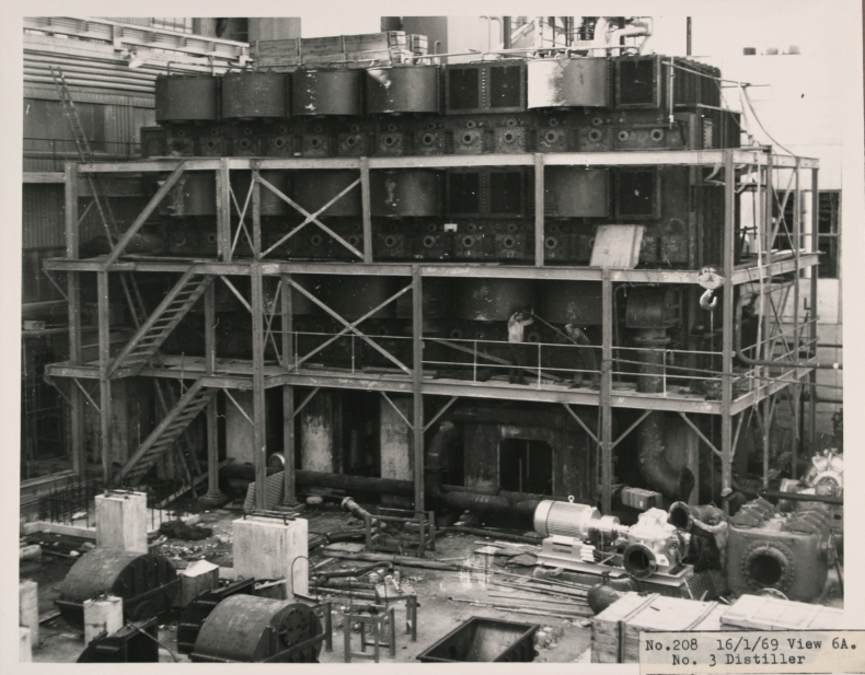 Marsa Water Power Station - View 6A No.3 Distiller & Boiler - The ...